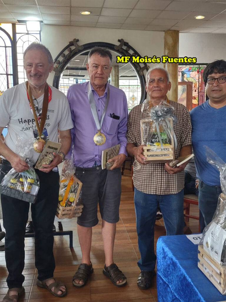 Moisés Fuentes ganó el Panamericano Veteranos - Torre 64 - Ajedrez Peruano